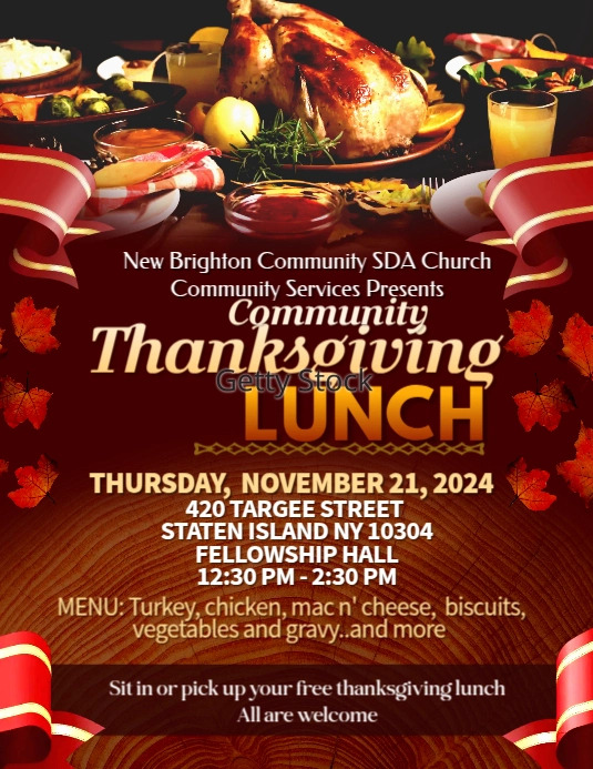 Thanksgiving Dinner Flyer | PosterMyWall