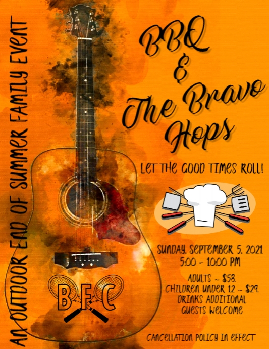 Copy of BBQ & Bravo Hops | PosterMyWall