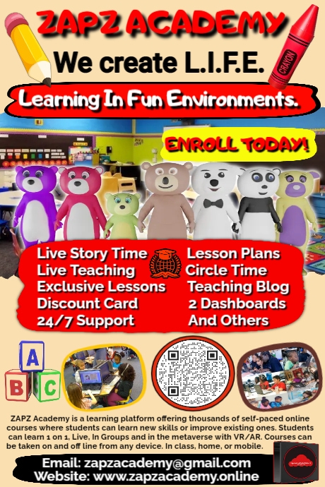 Copy of ZAPZ ACADEMY (2) PC | PosterMyWall