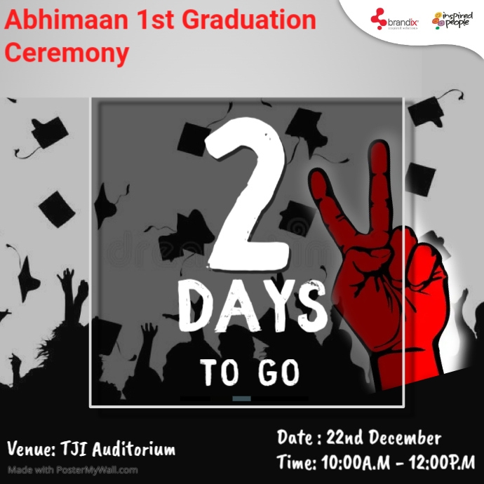 Copy of 2 Days To Go Countdown Event Template | PosterMyWall