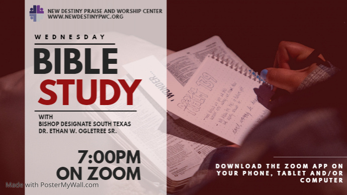 BIBLE STUDY 2 | PosterMyWall