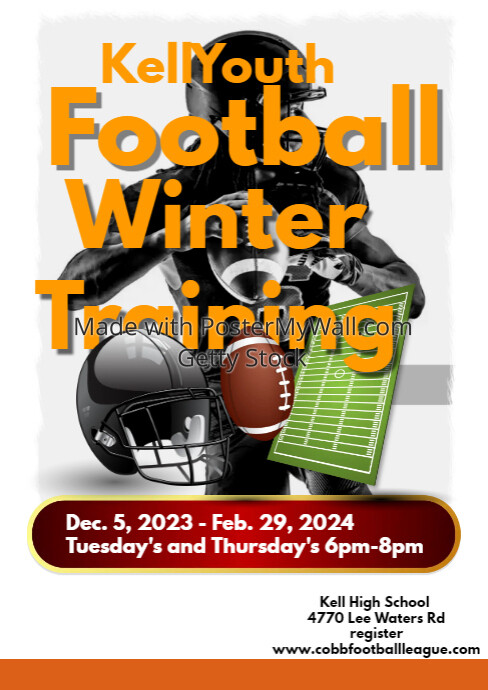 Youth Football Camp Flyer | PosterMyWall