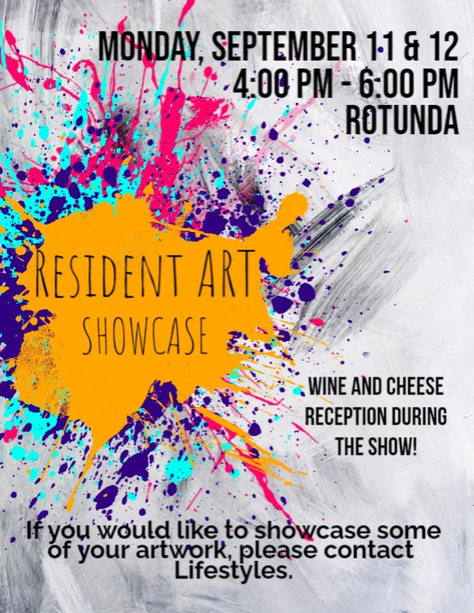 Art Showcase Flyer | PosterMyWall