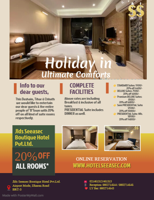 Hotel Flyer | PosterMyWall
