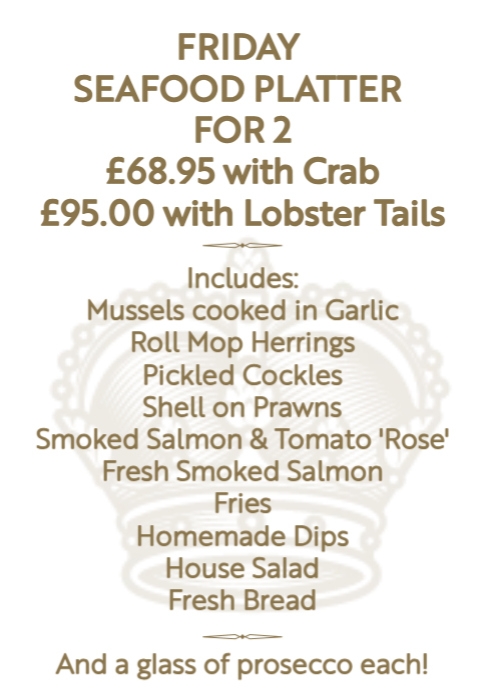 seafood platter A4 POSTER July (4) | PosterMyWall