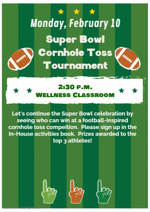 Super Bowl party invitation | PosterMyWall