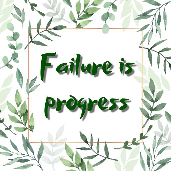 Failure Template | PosterMyWall
