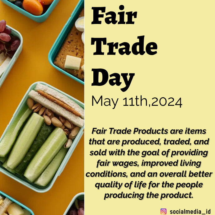 fair trade day Template | PosterMyWall