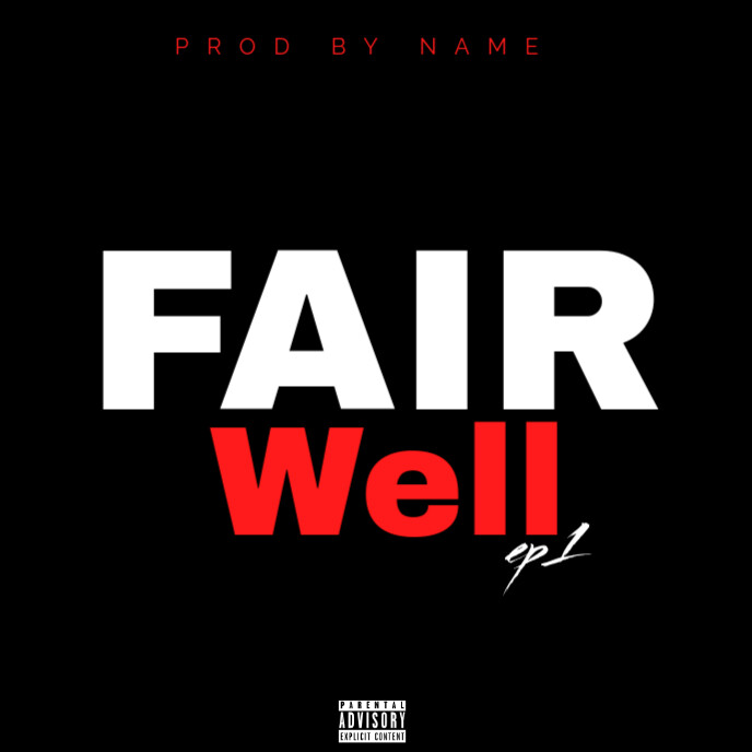Fair Well Album Cover Template | PosterMyWall