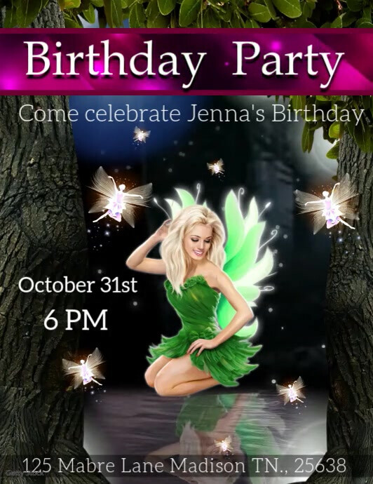 Fairies Template | PosterMyWall