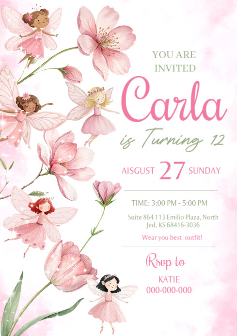 Fairy Template | PosterMyWall