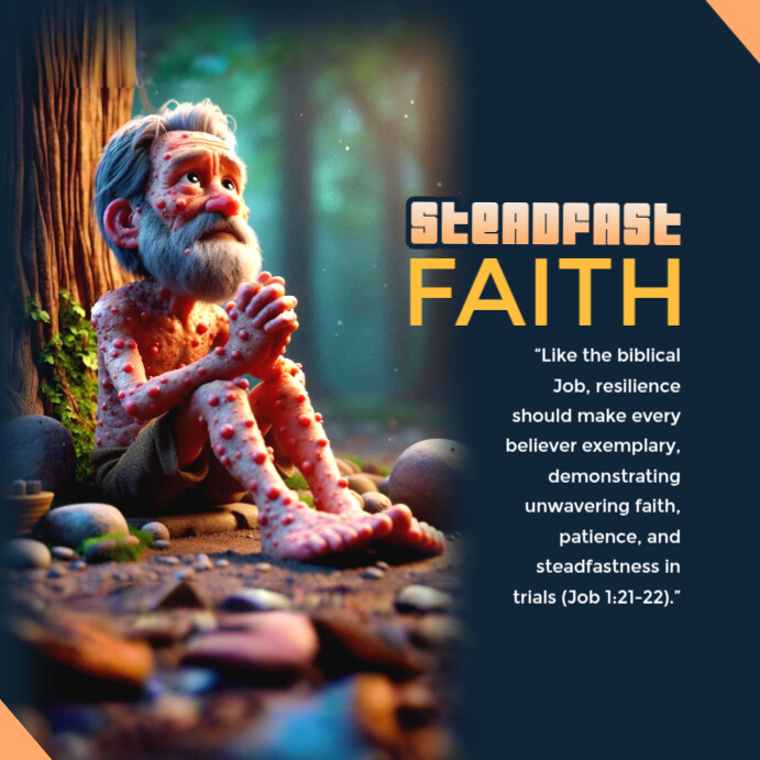 Faith, faith of God, job's faith, job Template | PosterMyWall