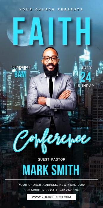 Faith Conference Template | PosterMyWall