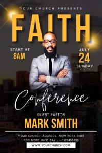 Faith Conference Template | PosterMyWall
