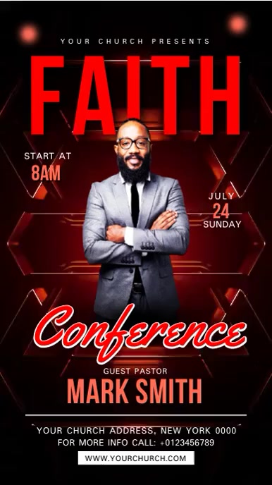 Faith Conference Template | PosterMyWall
