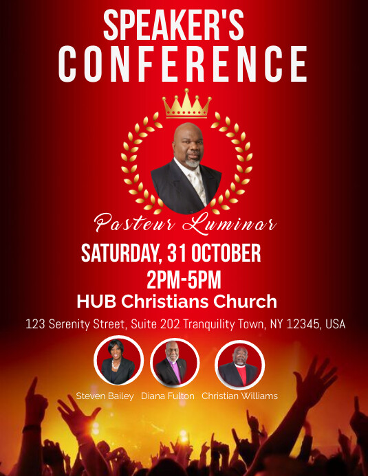 Copy of Faith Conference Event Religious Gathering Fl | PosterMyWall