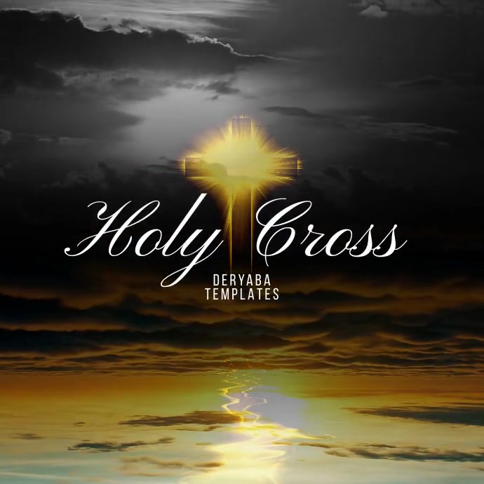 Faith Holy Cross Video Album Cover Music Template | PosterMyWall