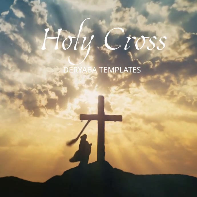 Faith holy cross video Template | PosterMyWall