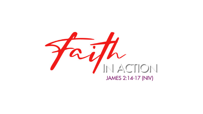 faith in action series James text Template | PosterMyWall