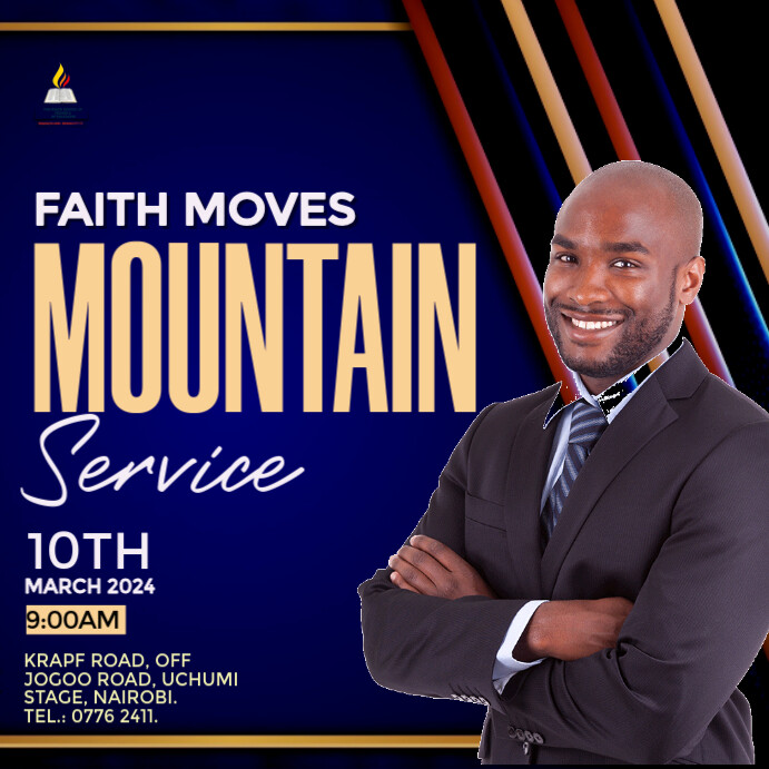 faith moves mountain poster Template | PosterMyWall