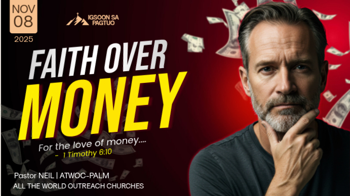 Faith Over Money Podcast Cover Template | PosterMyWall