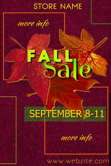 Fall Ad (1) Template | PosterMyWall