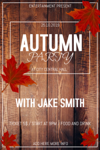 Autumn event flyer template | PosterMyWall