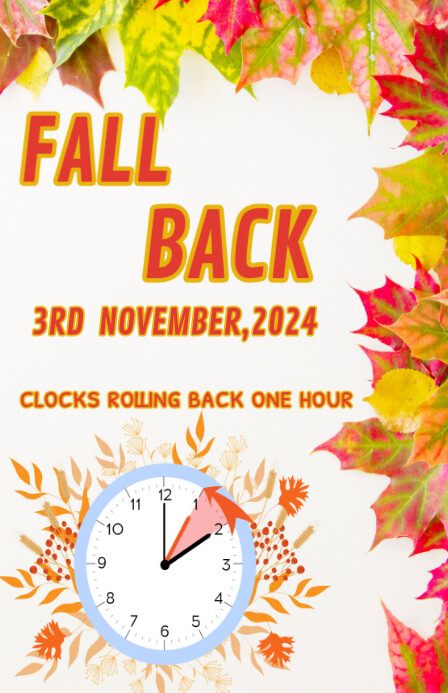 Copy of Fall Back 2024 | PosterMyWall