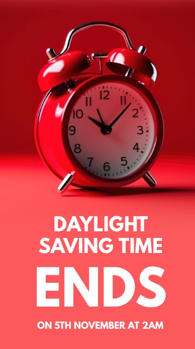 Fall Back Template | PosterMyWall