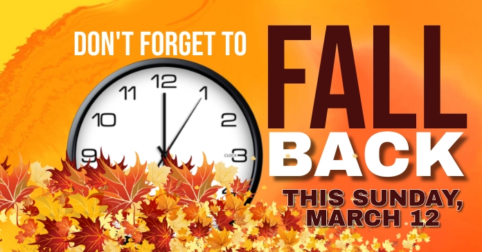 Copy of Fall back | PosterMyWall