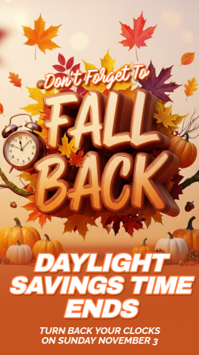 Copy of Fall Back Instagram Story | PosterMyWall