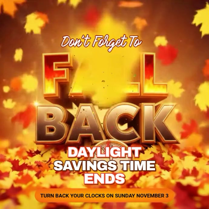 Fall Back Sale Template | PosterMyWall