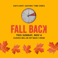 fall back sunday Template | PosterMyWall