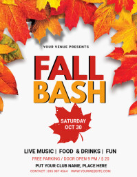 Fall bash flyer Template | PosterMyWall