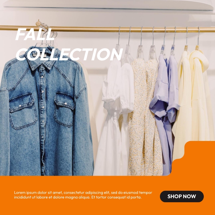 Fall Collection Ads Template | PosterMyWall