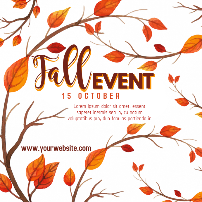 Fall Event Template | PosterMyWall
