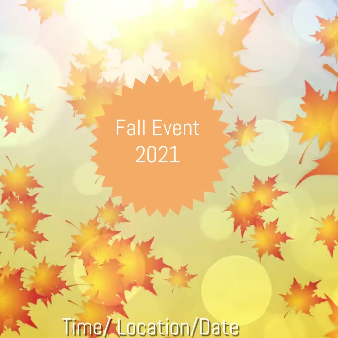 Fall Event Template | PosterMyWall
