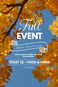 Fall event Flyer Template | PosterMyWall