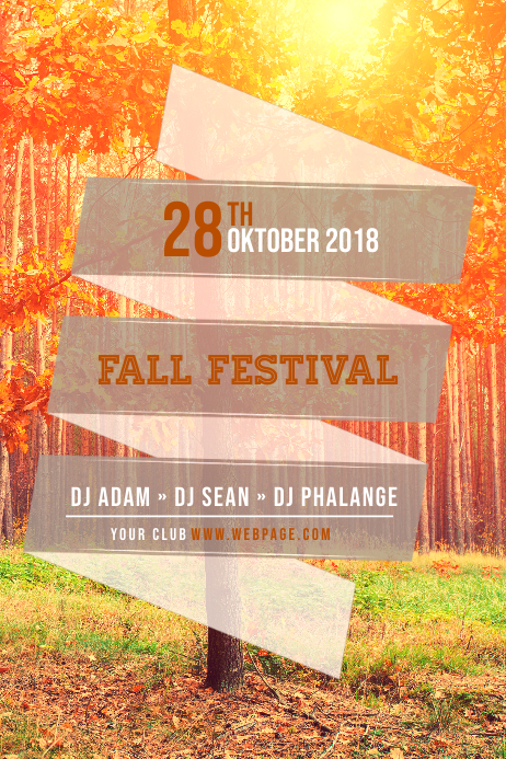 Fall Event Flyer Template | PosterMyWall