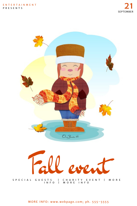 Fall Event Flyer Template | PosterMyWall