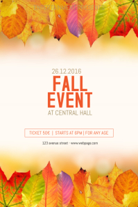 Autumn event Flyer Template | PosterMyWall
