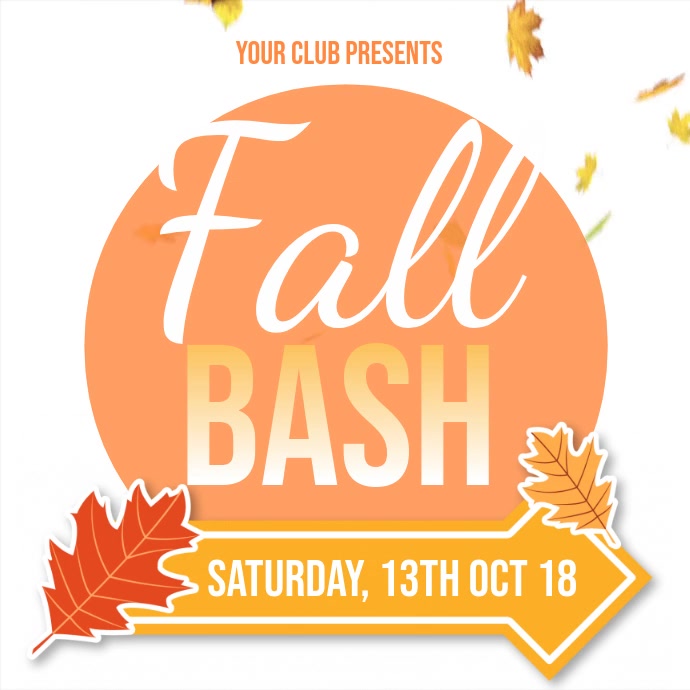 Fall event video Template | PosterMyWall