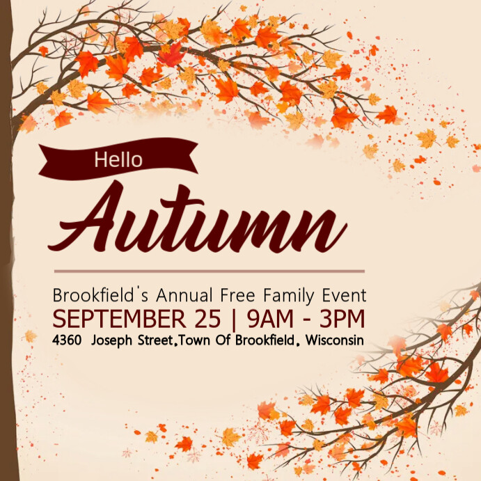 fall facebook posts, fall party invitations, Template | PosterMyWall
