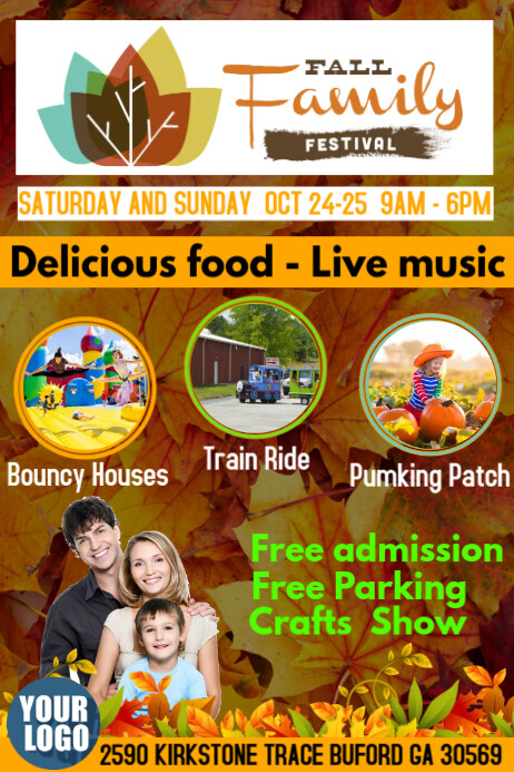 Fall family festival Template | PosterMyWall