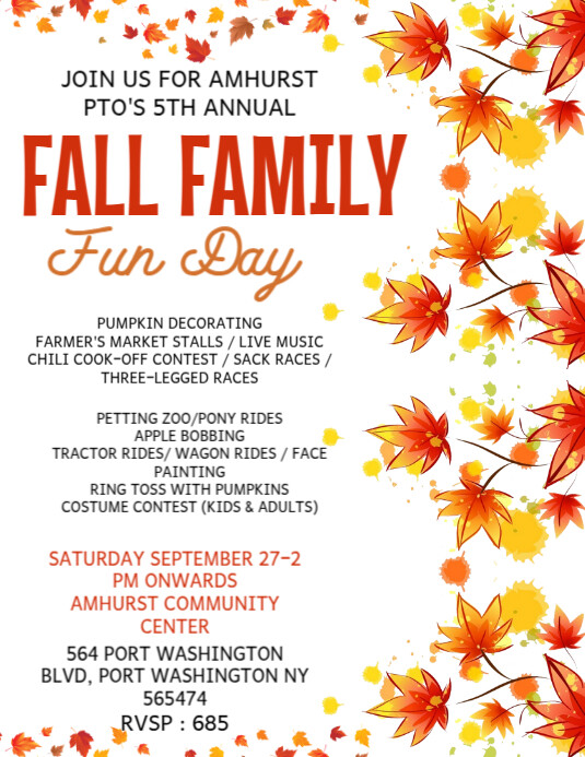 Copy of Fall Family Fun Day | PosterMyWall