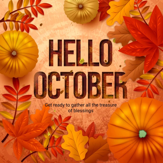 fall fest, autumn Instagram post Template | PosterMyWall