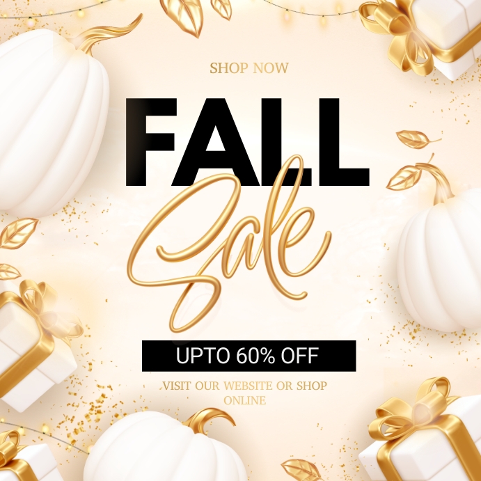 fall fest, autumn Instagram post Template | PosterMyWall