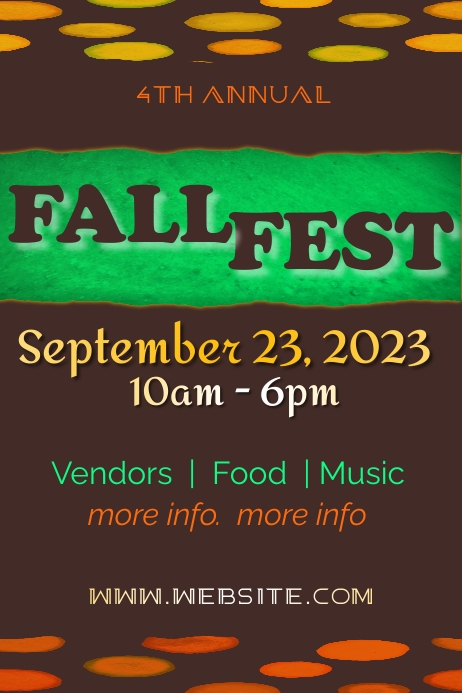 Copy of Fall Fest 2023 | PosterMyWall