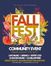 FALL FESTIVAL Template | PosterMyWall