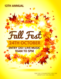 Fall fest Flyer Template | PosterMyWall